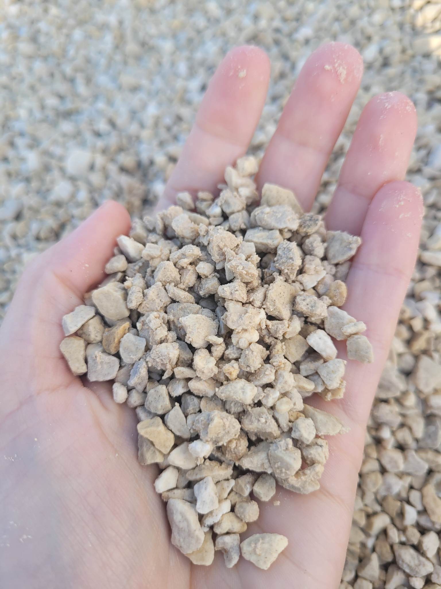 2-6mm Limestone Chippings | Worksop Landscape & Building Supplies